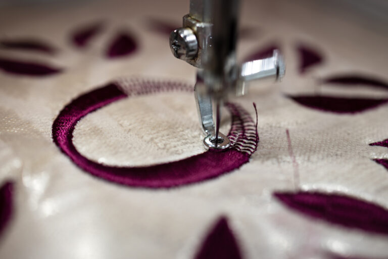 Run Stitch, Satin Stitch, and Fill Stitch in Machine Embroidery